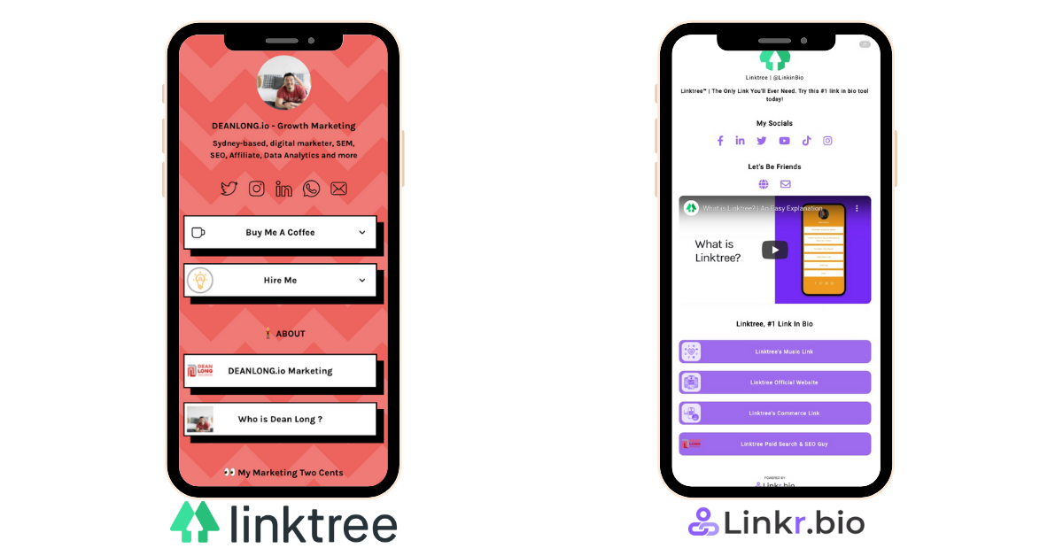 Linktree Vs Linkrbio See Who Reigns Supreme On Linkinbio